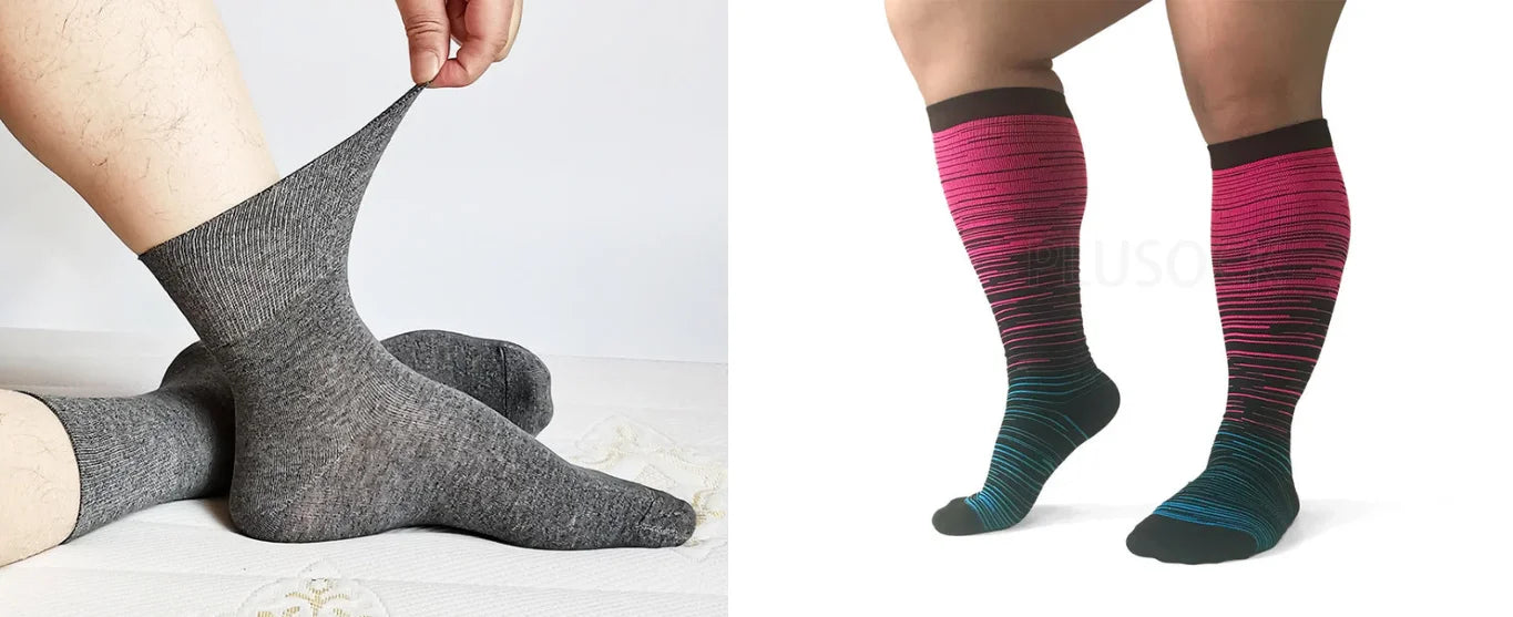 Diabetic Socks vs. Compression Socks – plusock