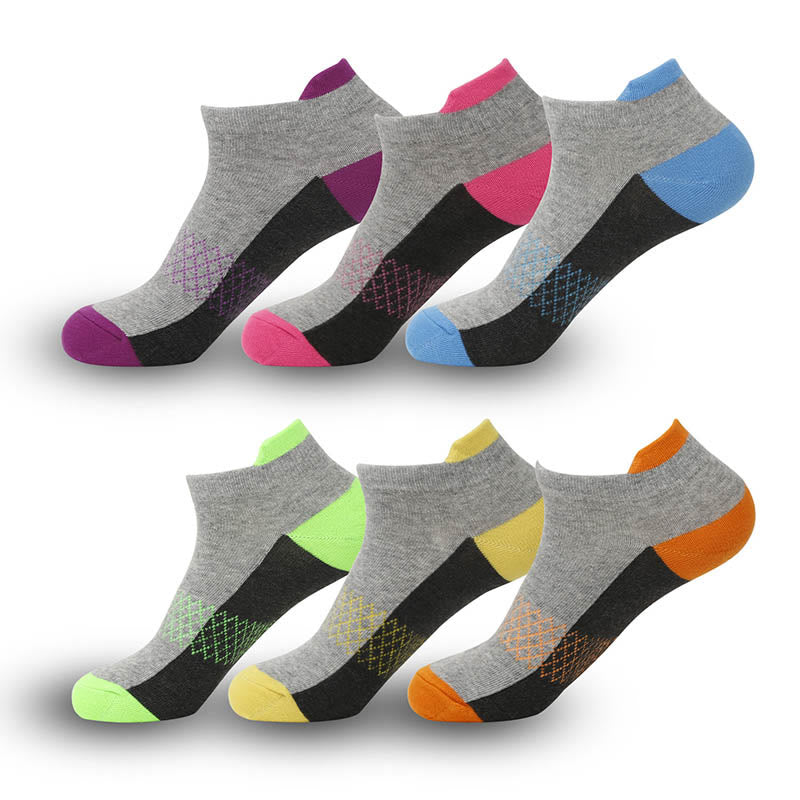 Plusock Plus Size Outdoor Activities Ankle Compression Socks(6 Pairs ...