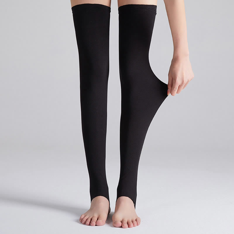 Modal Breathable Thigh High Compression Sleeve Socks – plusock