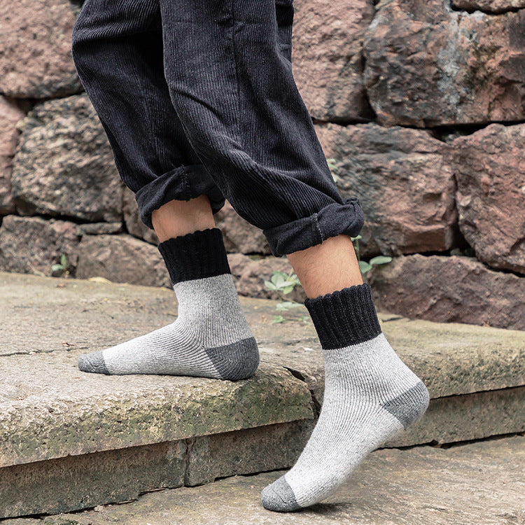 Plusock Cold Resistant Wool Quarter Socks(5 Pairs) – plusock