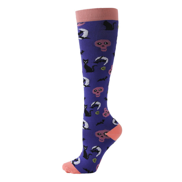 Plusock Halloween Funny Compression Socks(4 Pairs) – plusock