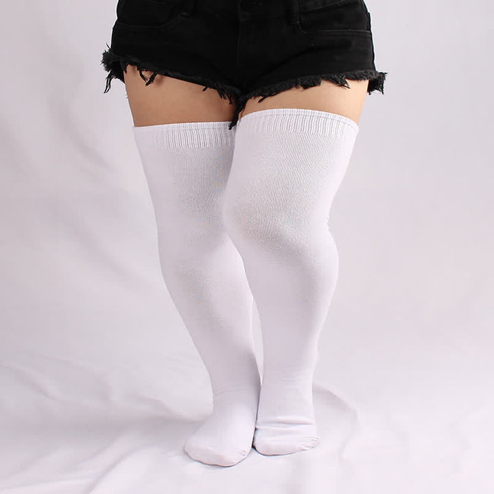 Plus Size Thigh High Socks | Thigh High Compression Socks – plusock